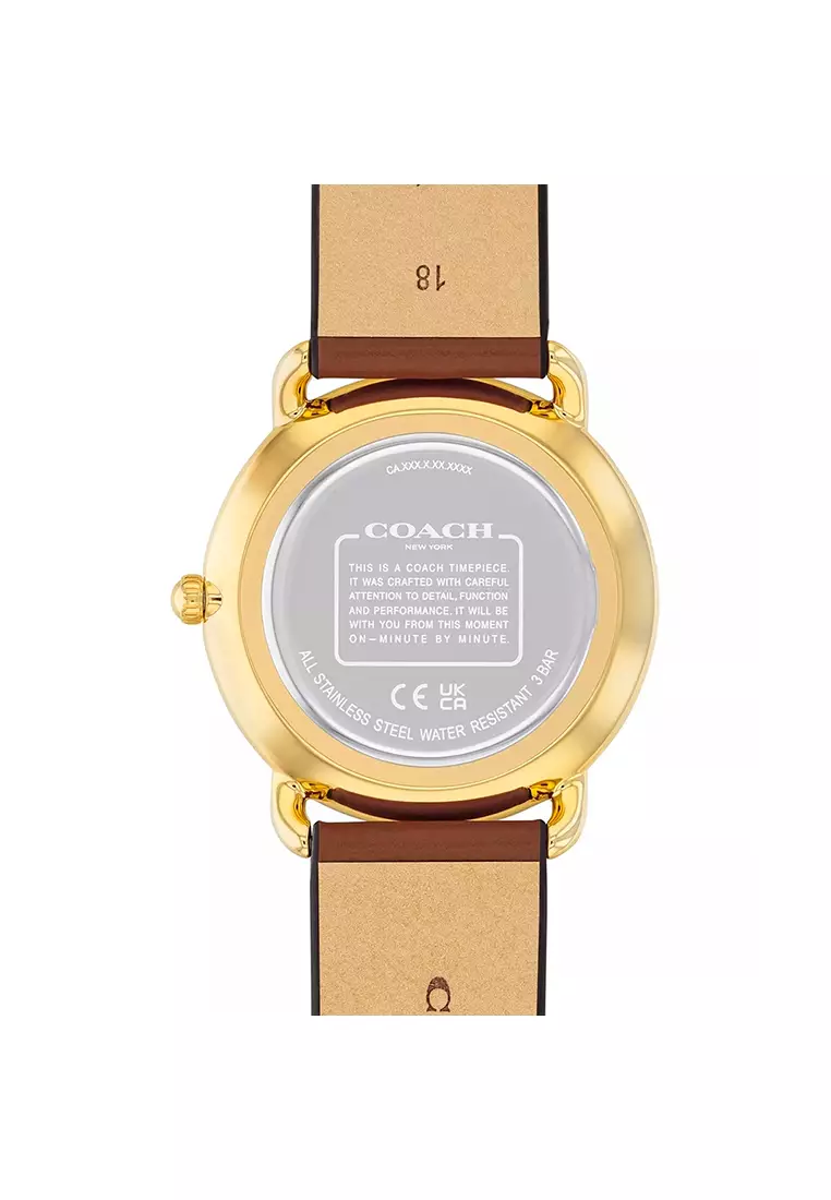 Buy Coach Elliot Brown Leather Strap Analog Watch CO-14504201 2025 ...