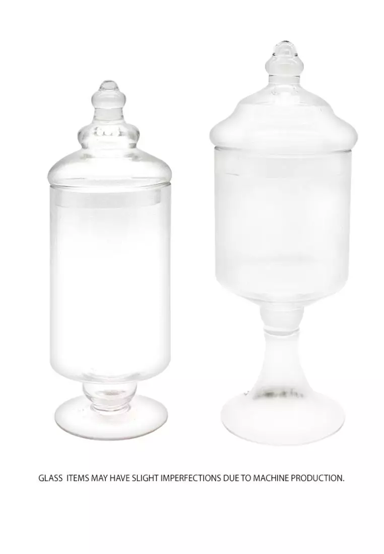 Buy At Home Yilly Large Glass Apothecary Jar 2025 Online Zalora