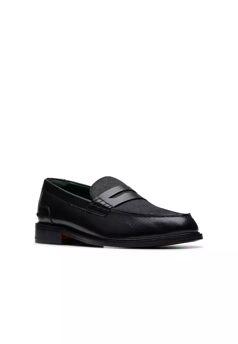 Buy CLARKS Mens CraftJames Lo Loafers - Black/Black 2026 Online | ZALORA