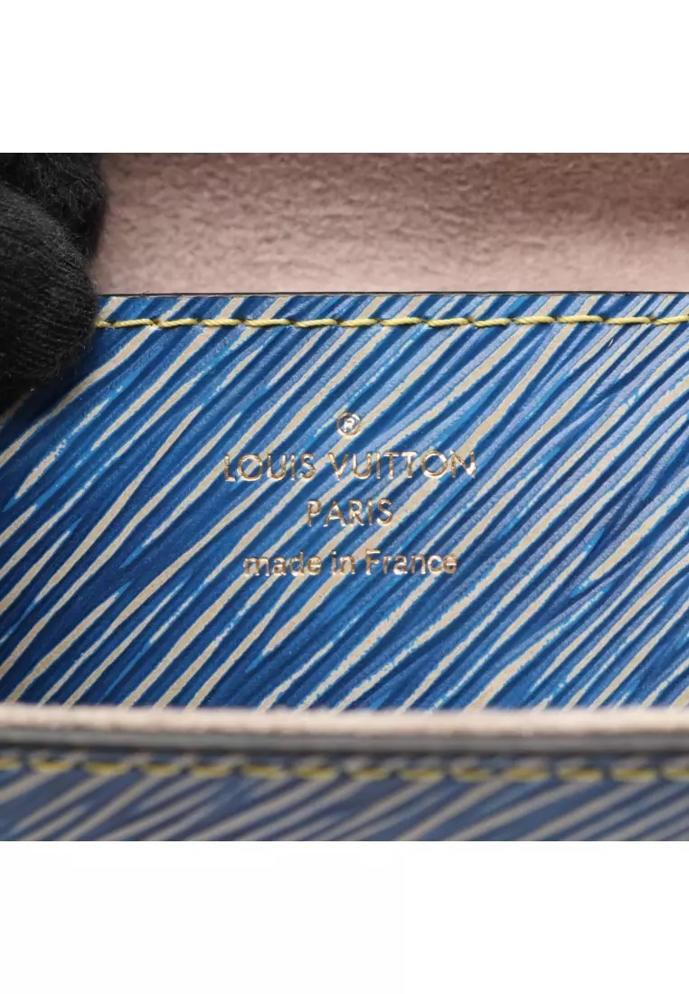 Buy Louis Vuitton Pre-Loved Louis Vuitton Twist MM Epi denim chain ...