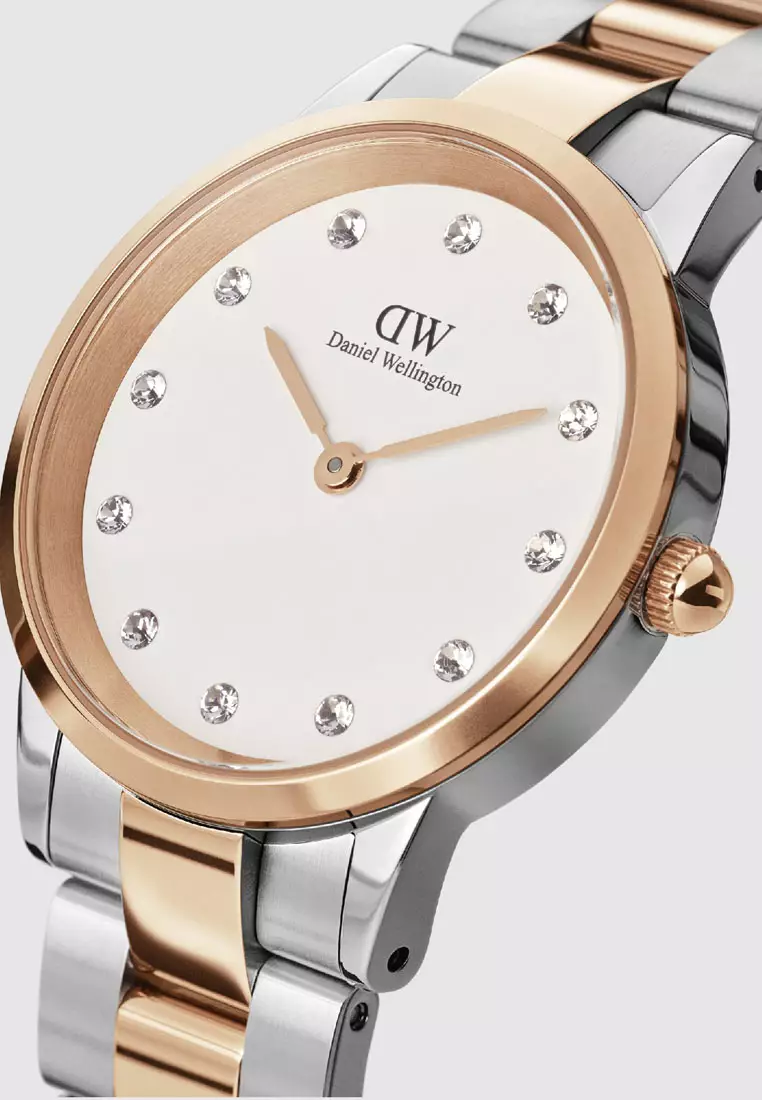 Buy Daniel Wellington Iconic Link Lumine 28mm Watch White dial Link ...