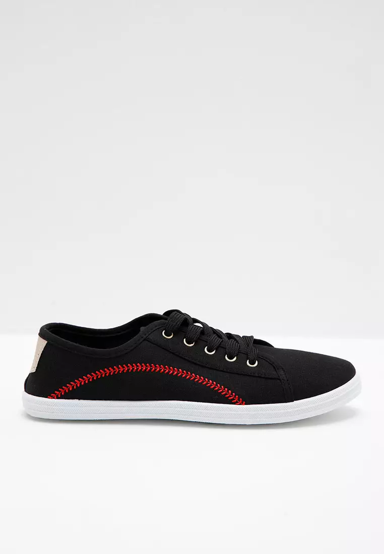 Jual Berrybenka Label Sofia Serine Basic Sneaker Black Original 2025 ...