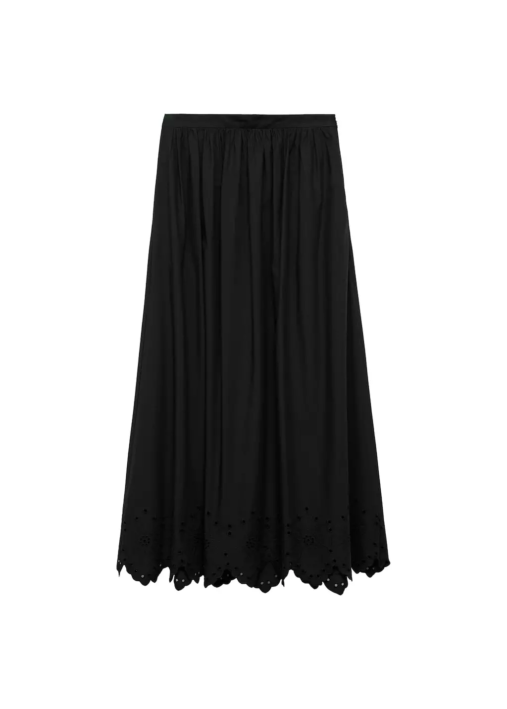 Jual Mango Rok katun dengan keliman bordiran Original 2025 | ZALORA ...