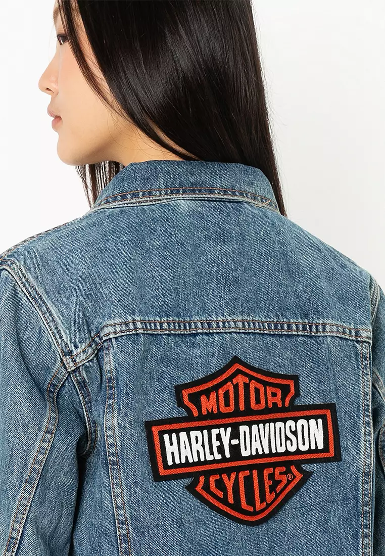 Buy Harley-Davidson Essential Bar & Shield Denim Jacket 2025 Online ...