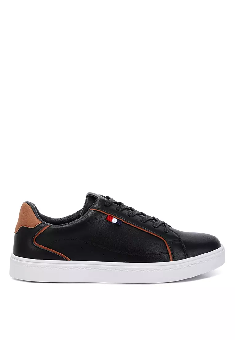Buy London Rag Men's Low Top Lace-up Sneakers in Black 2025 Online | ZALORA