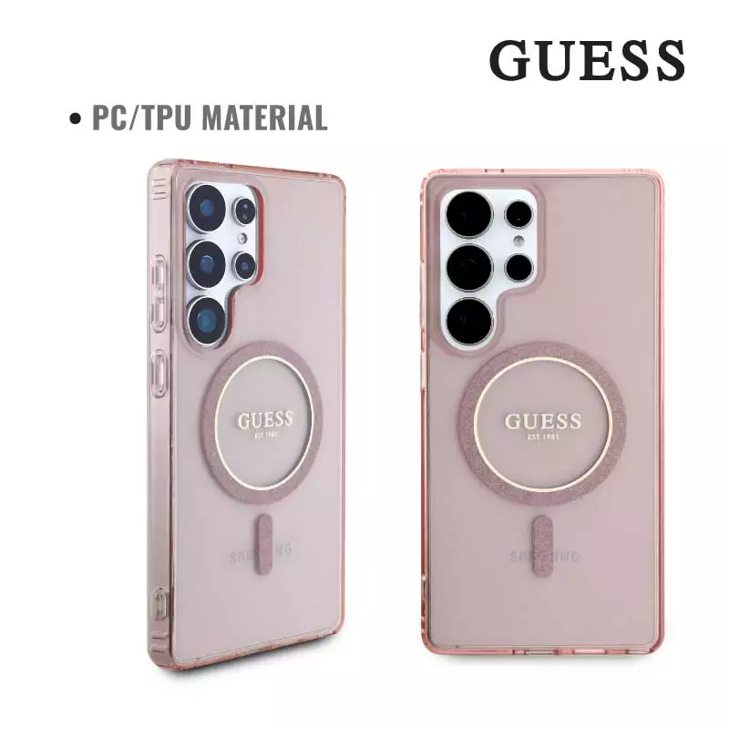 Jual Guess Case For Samsung S25 Ultra Guess MagSafe IML GLT Circle ...