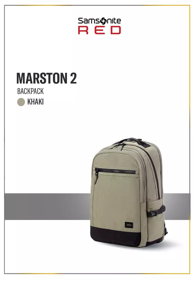 Jual Samsonite Samsonite Red Label Marston 2 Backpack - Khaki Original ...