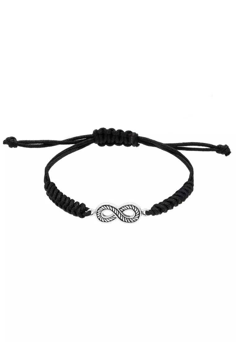 Jual KUZZOI EXCLUSIVE Gelang Perhiasan Perak 925 Pria Infinity Symbol ...