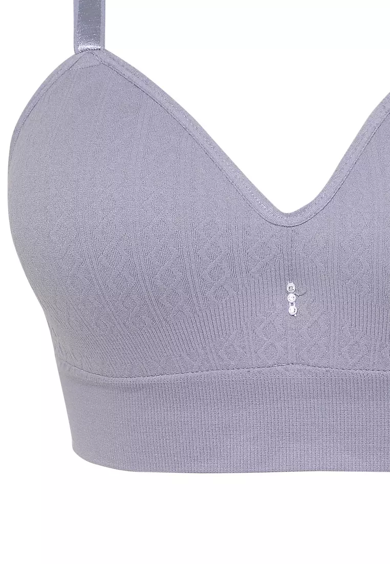 Jual TULIP Tulip Semi Non Wire Bra - Grey Original 2024 | ZALORA ...