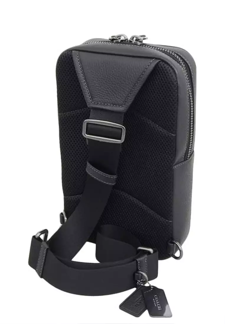 Buy Coach Coach Sullivan Pack In Signature Canvas - Black 2024 Online ...