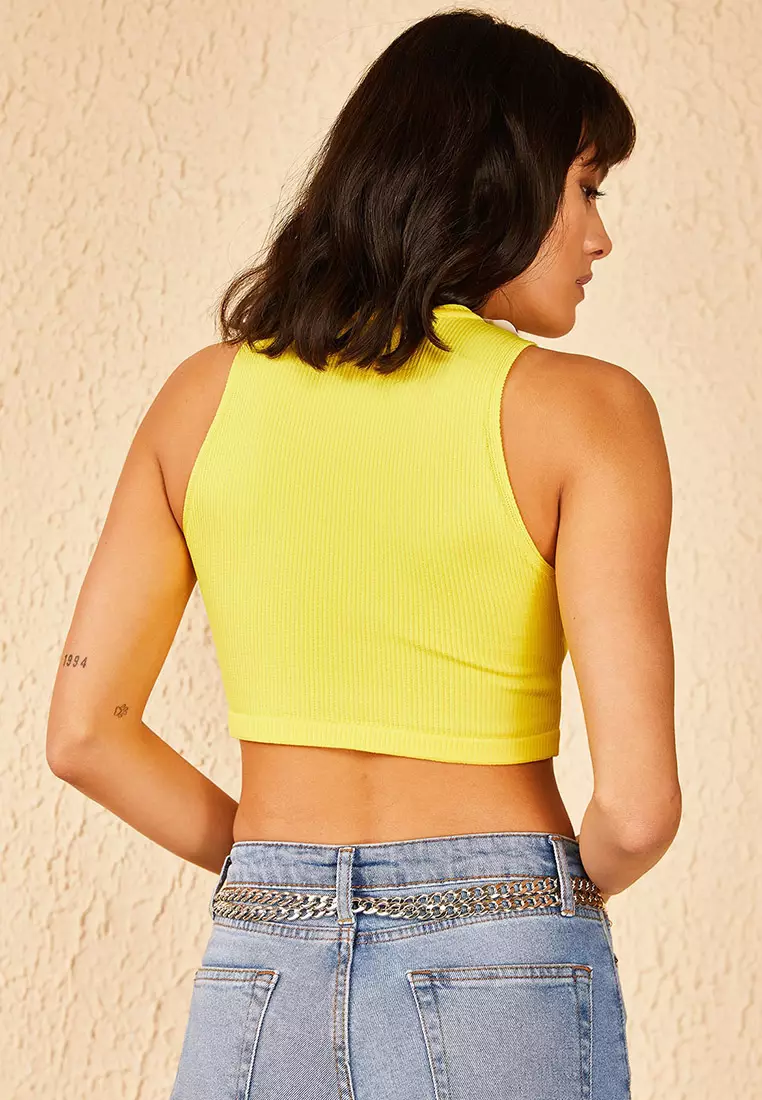 Buy Bianco Lucci Short Crop Top 2025 Online | ZALORA