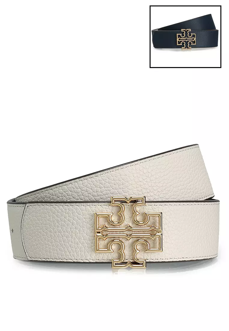 Jual Tory Burch Britten Logo Reversible 1.5" Belt (bb) Original 2025 ...