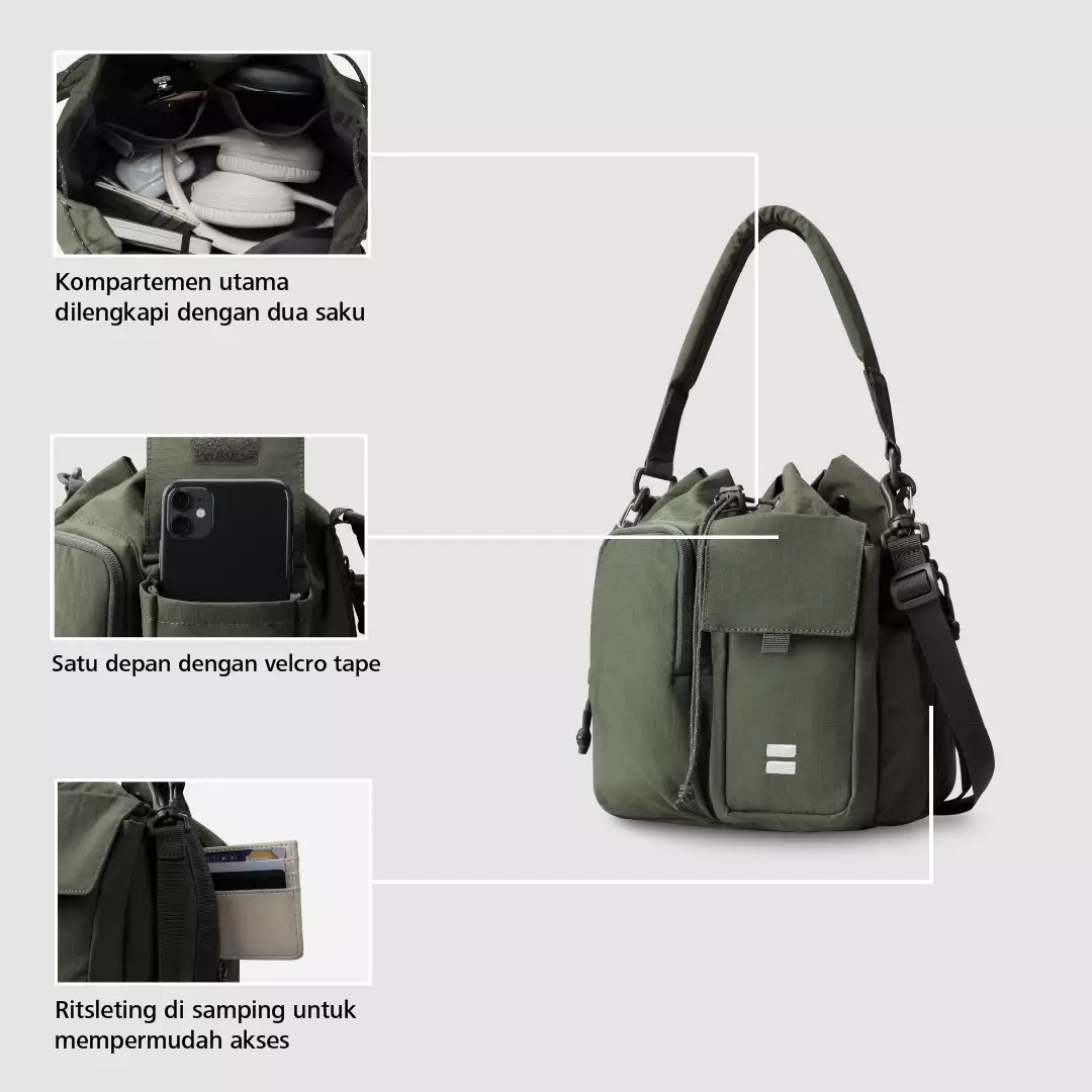 Jual Bodypack Bodypack Sedona Mini Shoulder Bag Tas Selempang - Olive ...