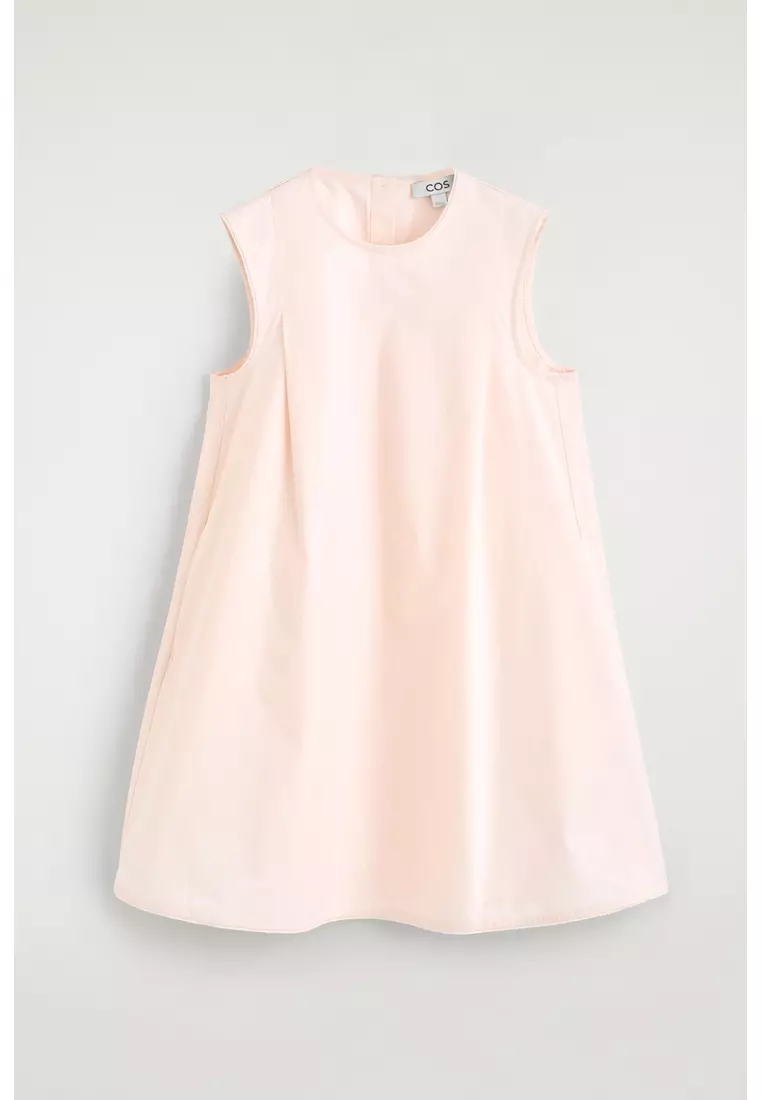 Buy COS PICOT-TRIMMED PLEATED MINI DRESS 2026 Online | ZALORA