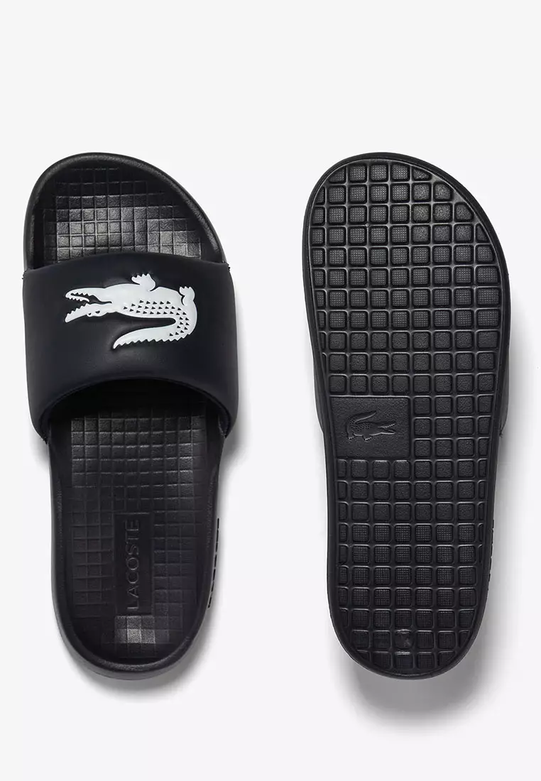 Buy Lacoste Men's Lacoste Croco 1.0 Synthetic Slides Online | ZALORA ...