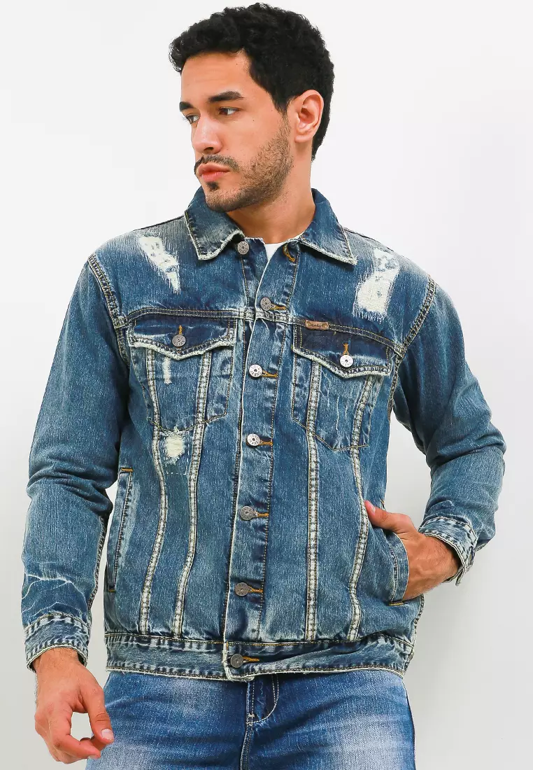 Jaket Denim Pria Premium Model Terbaru Up to 50% - ZALORA