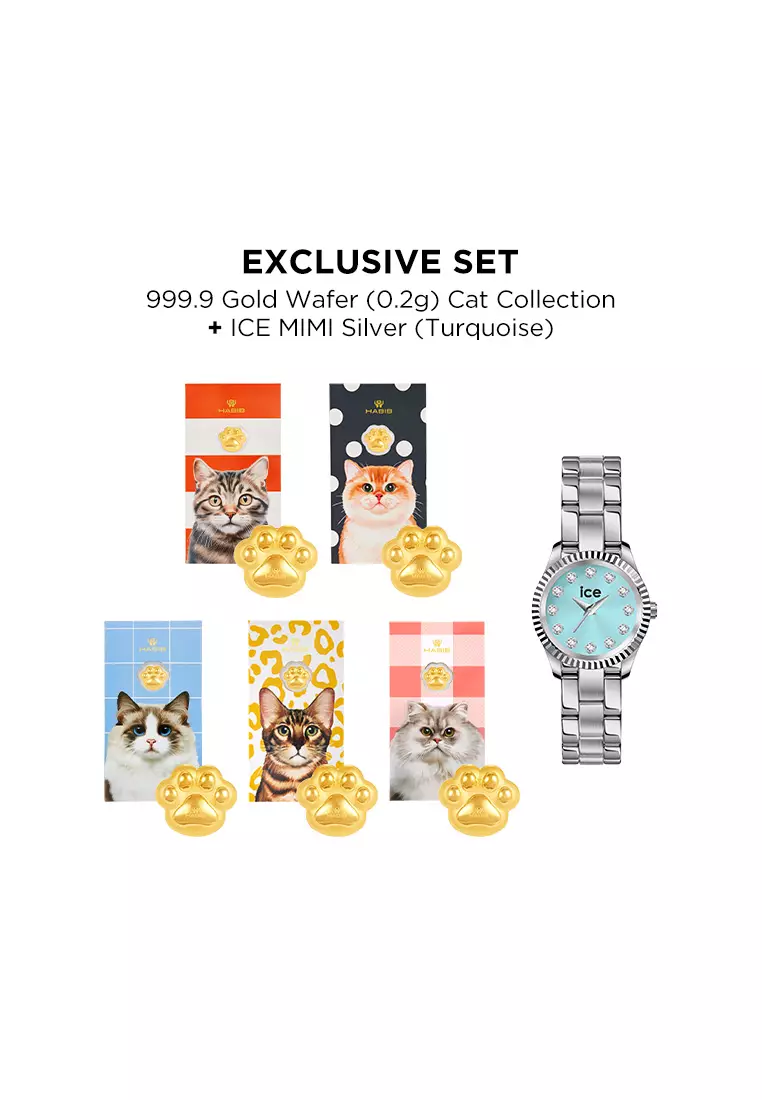 Buy HABIB HABIB Exclusive Set | ICE MIMI Silver (Turquoise) and 999.9 ...