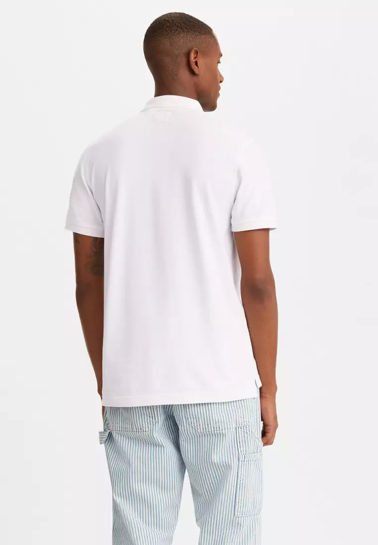 Jual Levi's Levi's New Levis Housemark Polo White + (35883-0003 ...