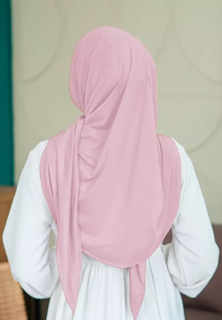 Jual Cantik Kerudung LINDY INSTAN - DUSTY PINK Original 2025 | ZALORA Indonesia