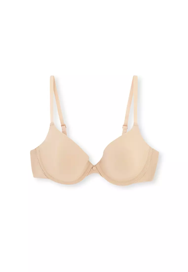 Buy DAGİ Beige Basic T-shirt Bra, Full-Cup, Underwire, Underwear for ...