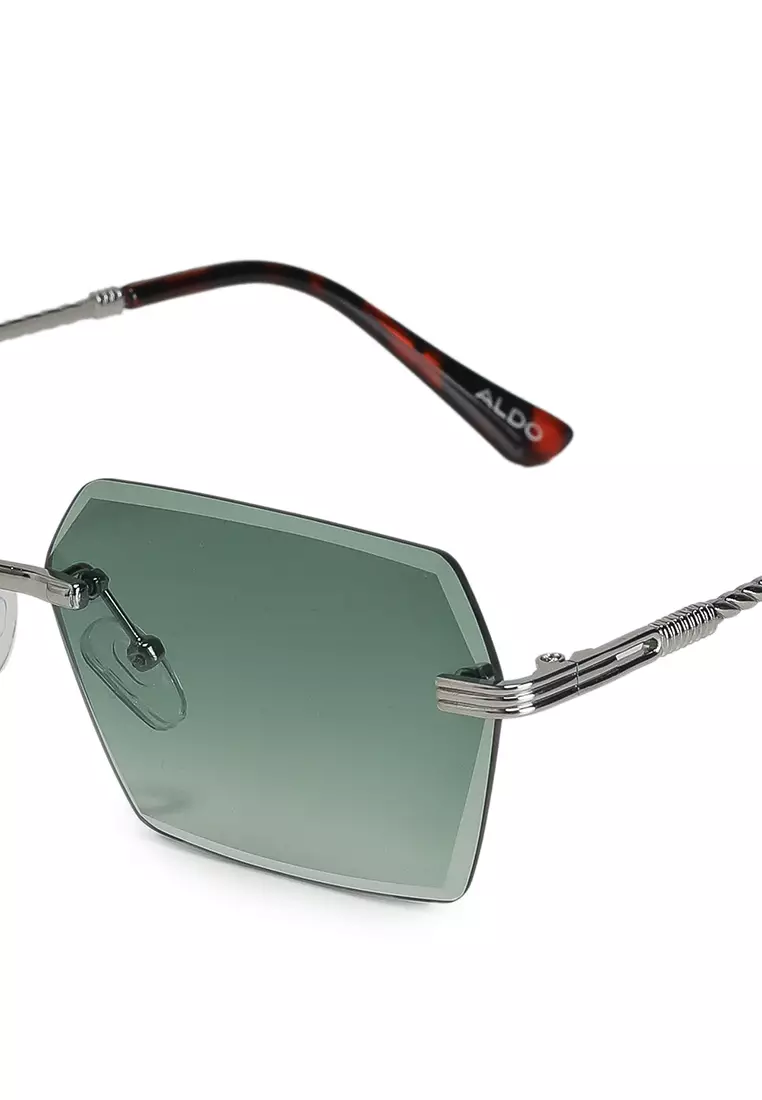 Jual ALDO Kaaolle Rimless Rectangular Sunglasses Original 2025 | ZALORA ...