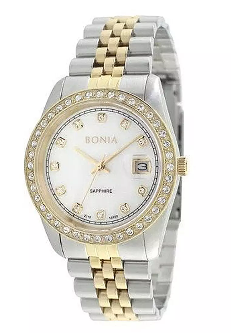 Jual Bonia Watches BONIA BNB10550-1157S SILVER GOLD RING DIAMOND MAN Original 2025 | ZALORA ...
