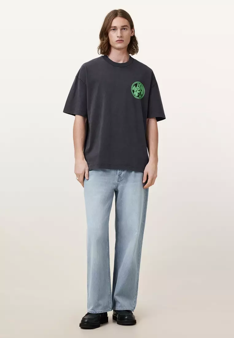 Buy AllSaints Distortion Short Sleeve T-Shirt 2026 Online | ZALORA