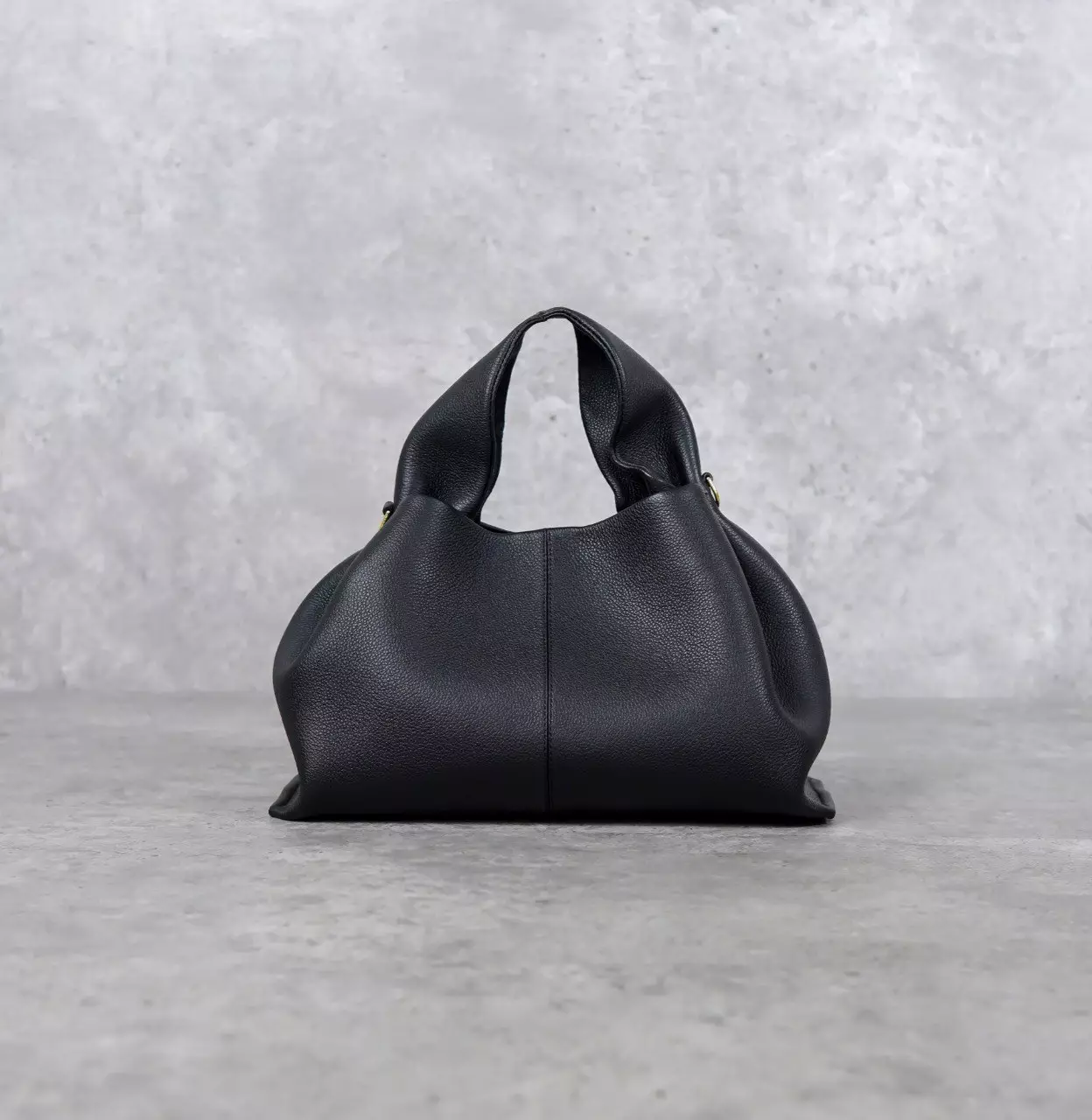 Jual Polene Tas POLENE NUMERO NEUF TEXTURED LEATHER BLACK SHOULDER BAG ...