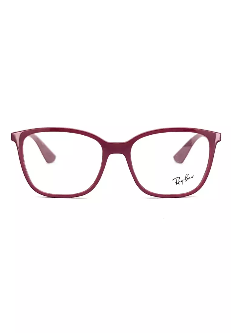 Buy Ray Ban Ray Ban Unisex Red Plastic Square Eyeglasses Rb7066809954 2025 Online Zalora