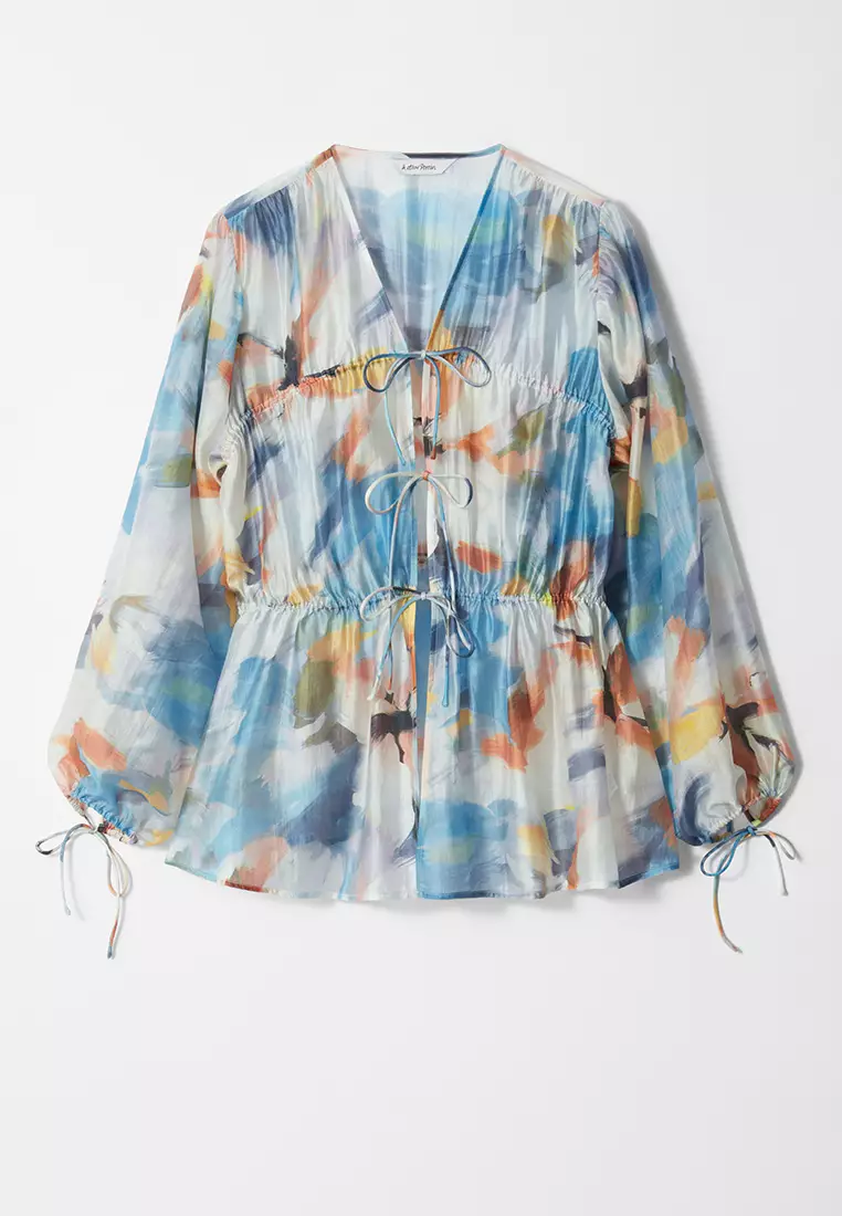 Buy & Other Stories Ruched Drawstring Blouse Online | ZALORA Malaysia