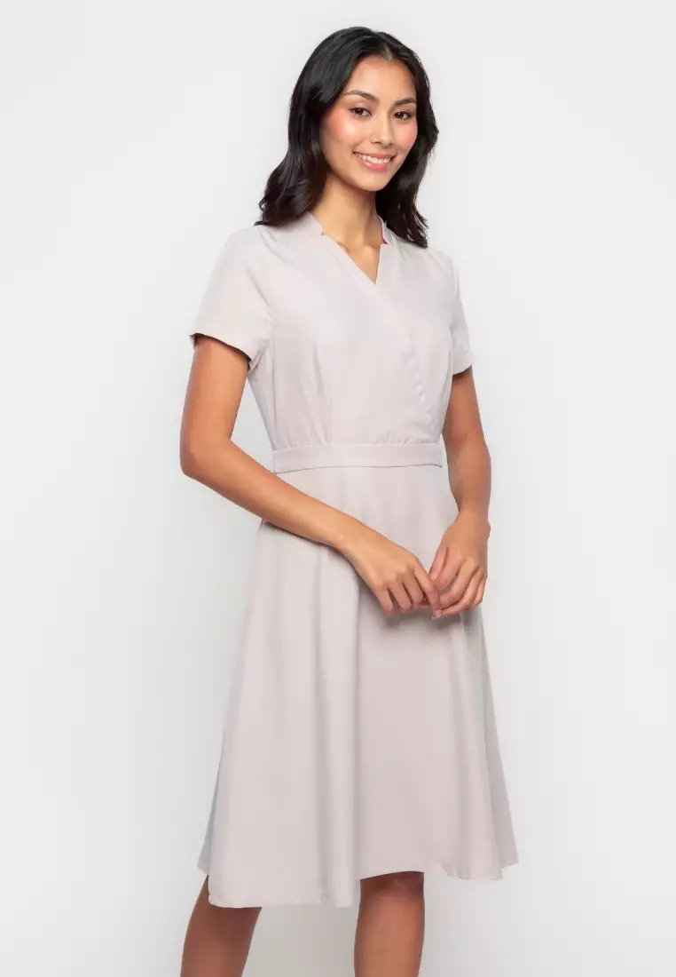 Buy Apple & Eve Micaella Wrap Dress with Waist Detail 2025 Online ...