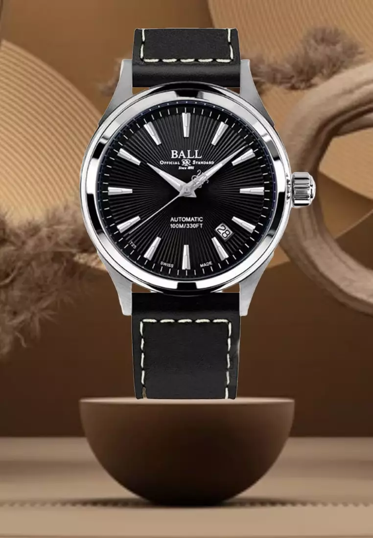 Buy Ball FIREMAN VICTORY AUTOMATIC MEN WATCH 40mm (BAL-NM2098C-LF6J-BK ...