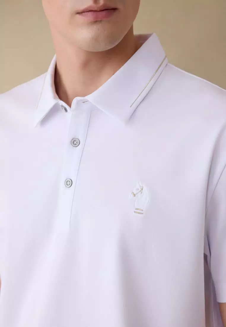 Buy G2000 G2000 Mercerized Cotton Pique Smart Fit Polo with Logo 2025 ...