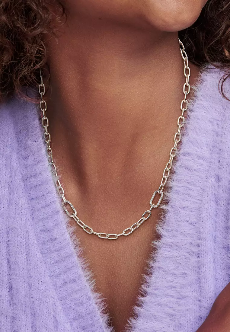 Buy PANDORA Pandora ME Link Chain Necklace (50cm) Online | ZALORA Malaysia
