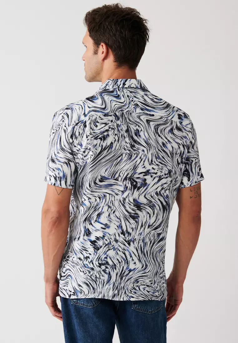 Buy Avva Regular Fit Viscose Shirt 2025 Online | ZALORA