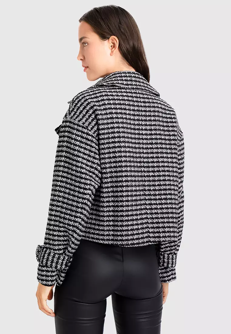 網上選購 Belle & Bloom Power Over Me Tweed Jacket 2025 系列 | ZALORA香港