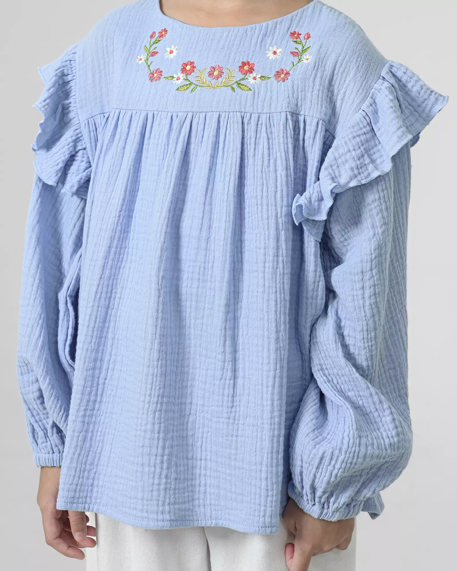 Jual geulis.id Geulis.id PIP BLOUSE - BABY BLUE Original 2026 | ZALORA ...