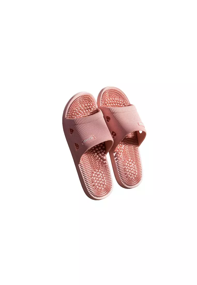 Jual Hamlin Sandal Rumah Refleksi PVC Anti-Slip Soft Slipper - Pink ...