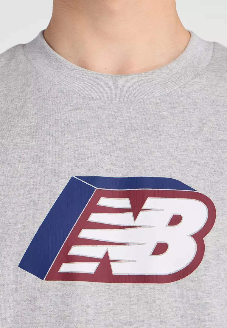 Buy New Balance Cubed Logo T-Shirt 2025 Online | ZALORA