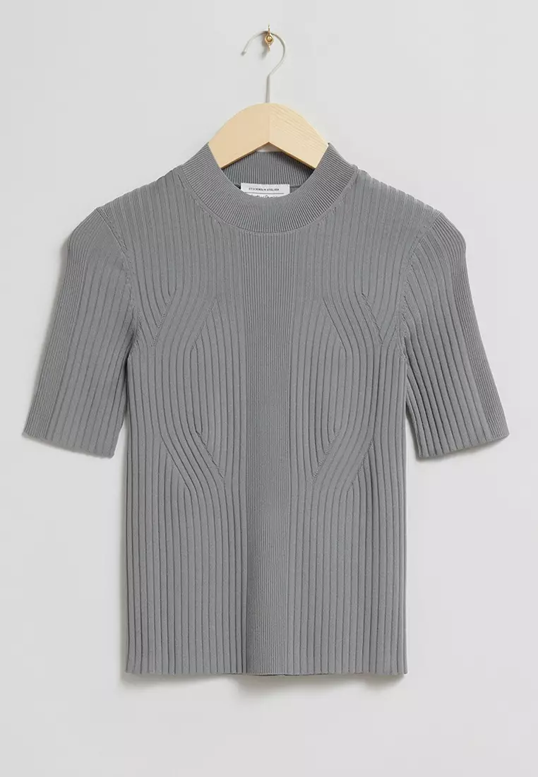 Buy & Other Stories Fitted Mixed Rib Top 2025 Online | ZALORA Philippines