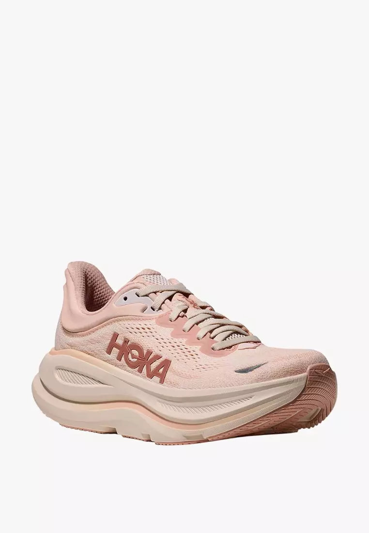Buy HOKA Bondi 9 Women's - Rose Latte / Rose Cream 2025 Online | ZALORA ...