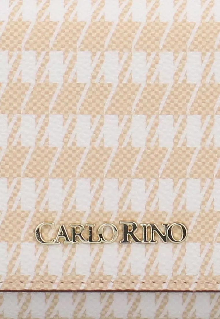 Buy Carlo Rino Charmaine Bi-Fold Wallet - Beige 2025 Online | ZALORA