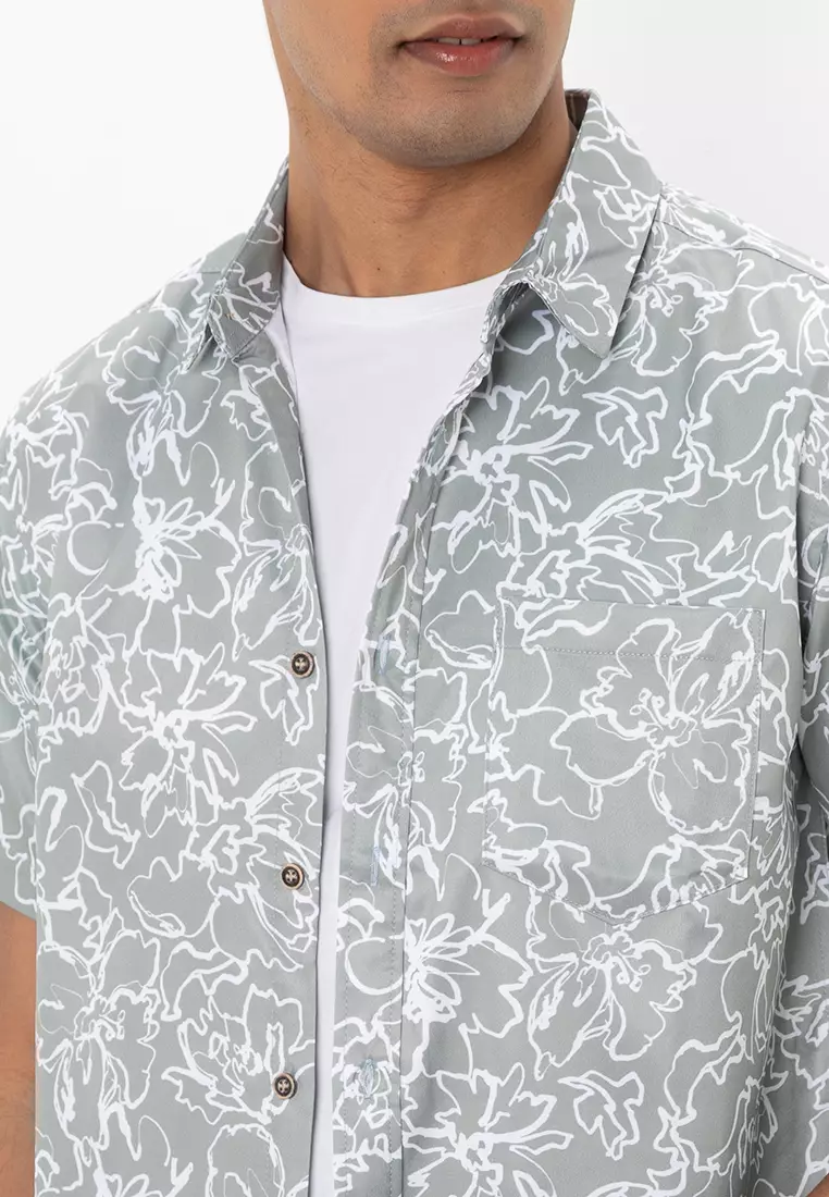 Buy Fidelio Batik Craft Printed Short Sleeves Shirt 2026 Online | ZALORA