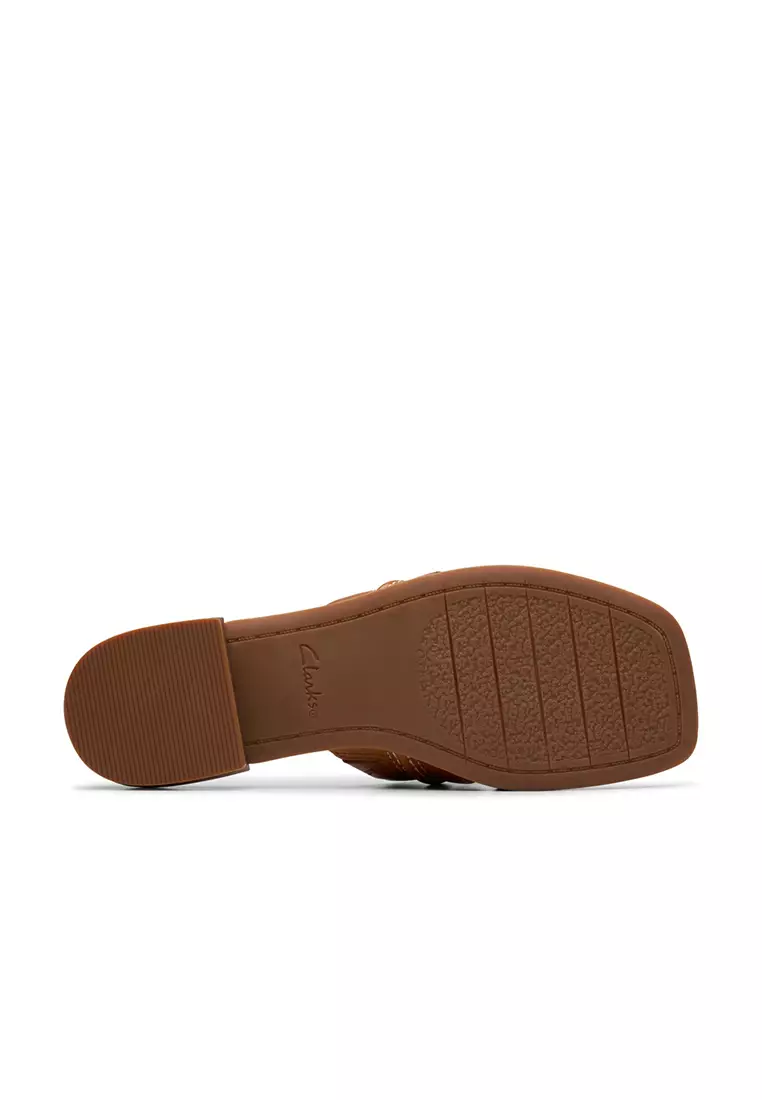Buy CLARKS Womens Ariany Mules - Tan Leather 2025 Online | ZALORA
