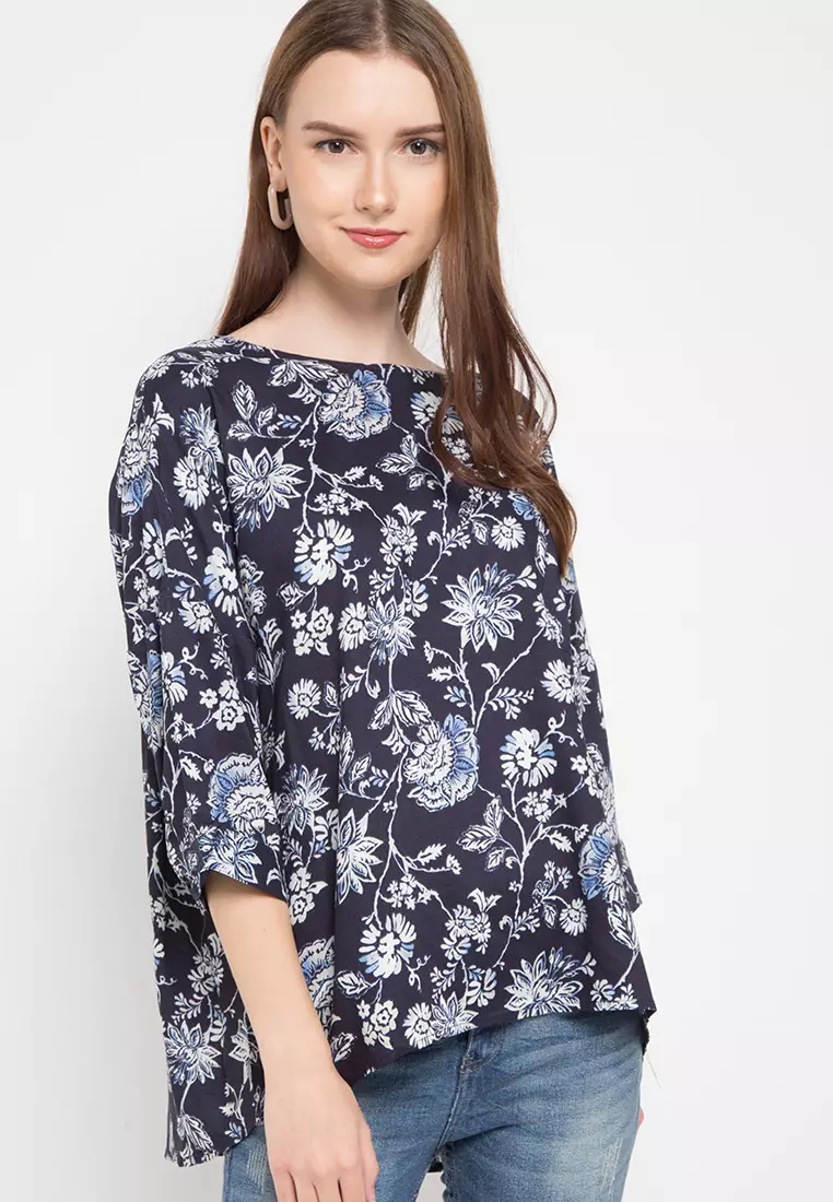 Jual Point One DOROTHY Floral Blouse Original 2024 | ZALORA Indonesia