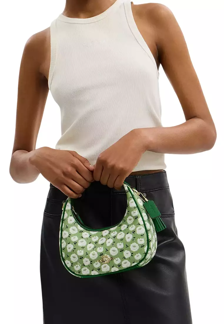 Buy Coach Carmen Mini Crossbody Bag With Floral Print - Kelly Multi ...