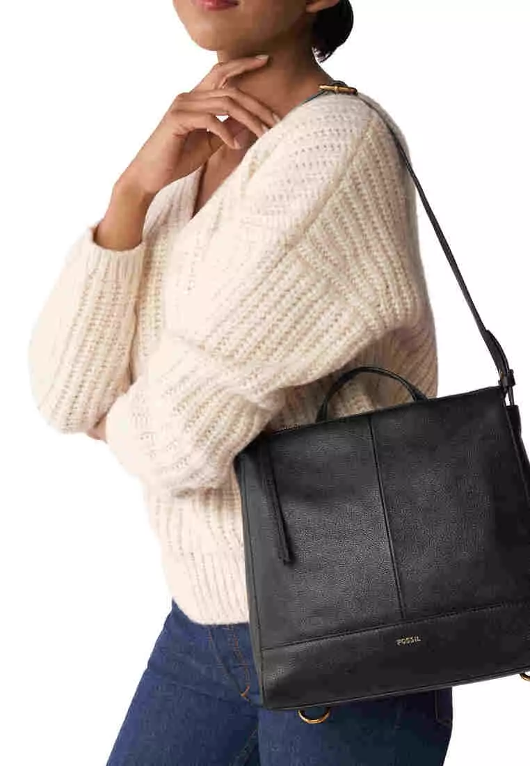 Buy Fossil Fossil Women's Elina Backpacks ( SHB2979001 ) - Black ...