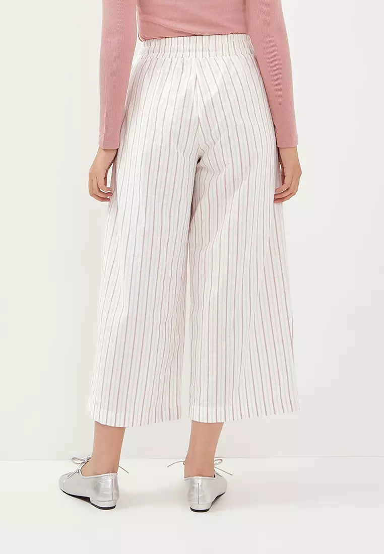 Jual Graphis GRAPHIS Elasticated Barcode Stripe Culotte Pants Original 2025 | ZALORA Indonesia