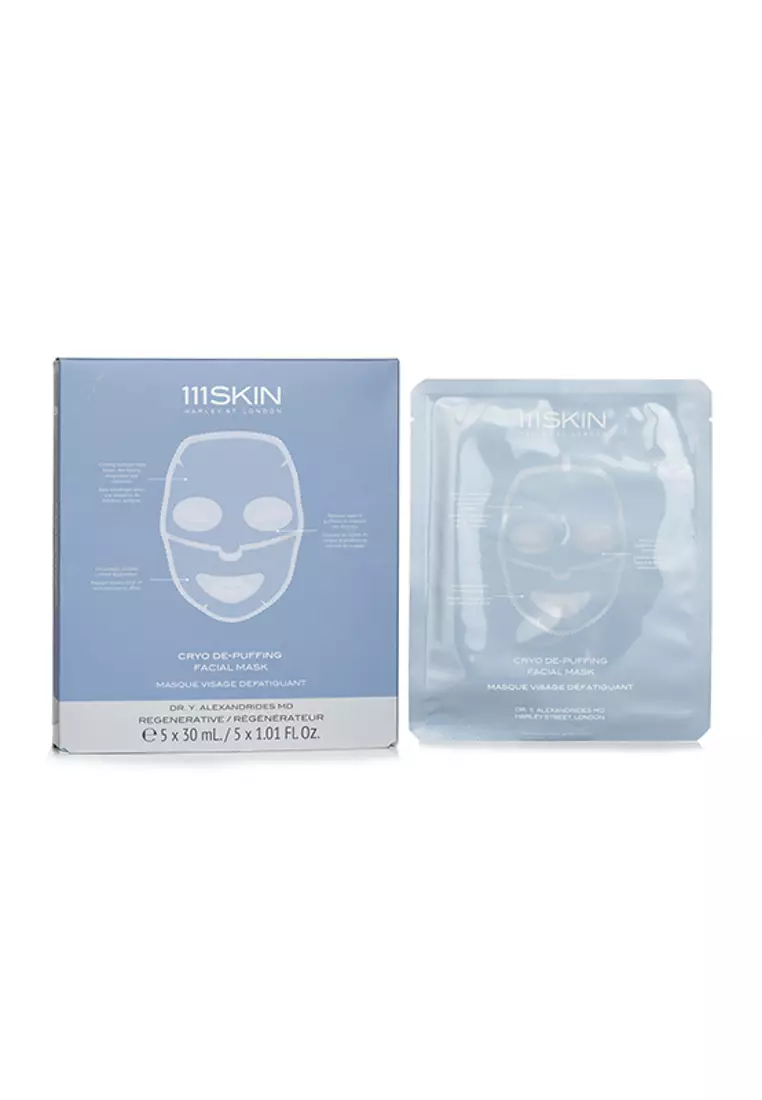 111Skin 111SKIN - Cryo De-Puffing Facial Mask 5x30ml/5x1.01oz 2025 | Buy 111Skin Online | ZALORA ...