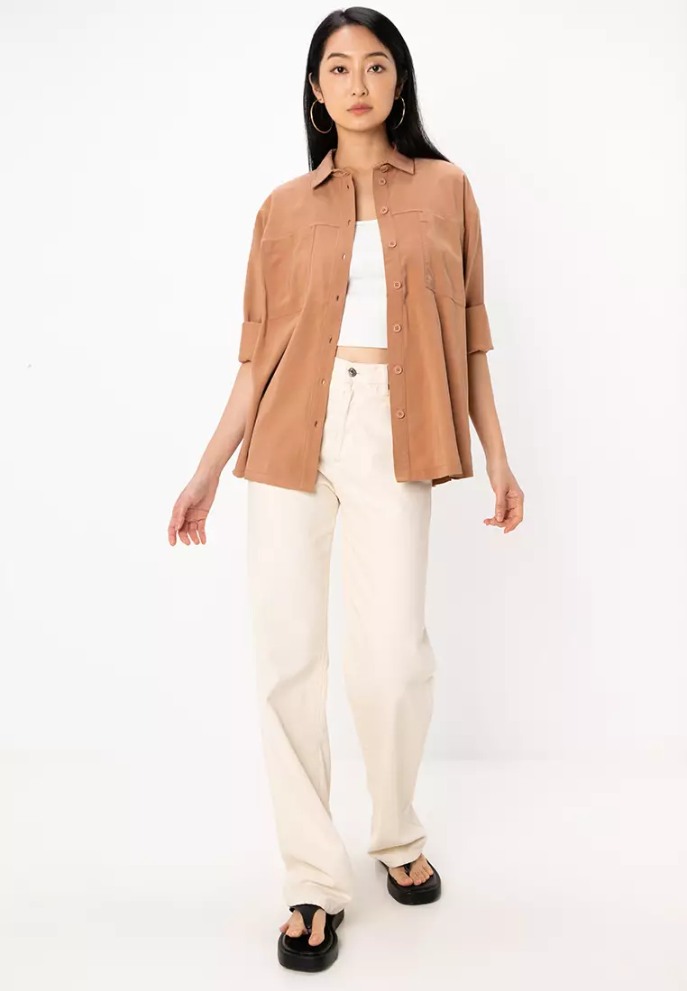 Buy ASOS Design Oversized Shacket 2025 Online | ZALORA Philippines